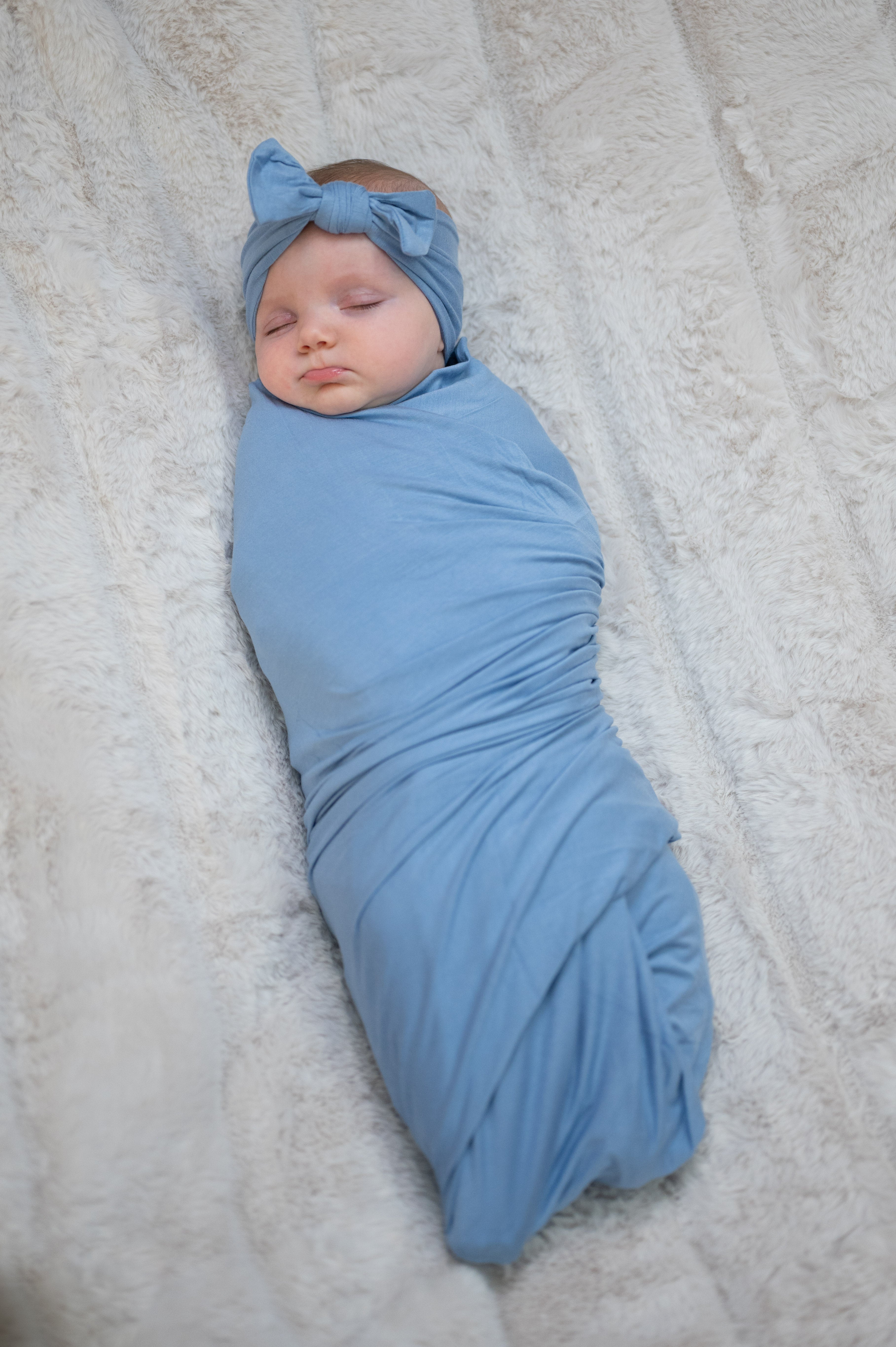 Baby Swaddle Set: Periwinkle – Lila